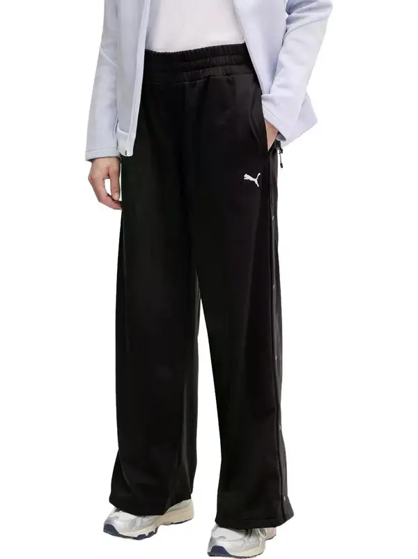 PUMA Press-stud Track Pants - Black