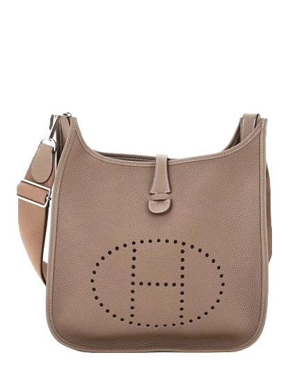 Hermès Evelyne Bag Gen Iii Clemence Pm - Grey