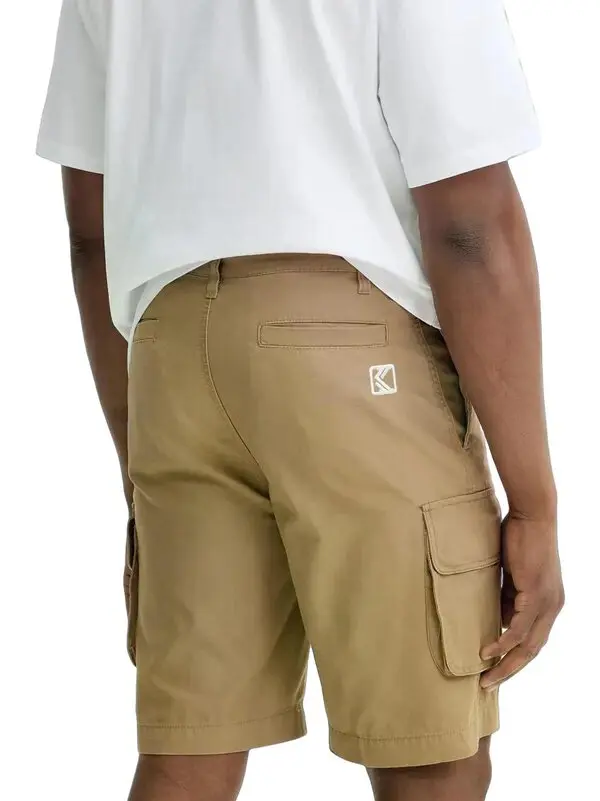 KARL KANI Cargo Pocket Shorts - Neutrals
