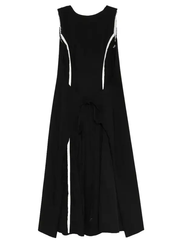 A TENTATIVE ATELIER Kimono Gathered Dart Dress - Black