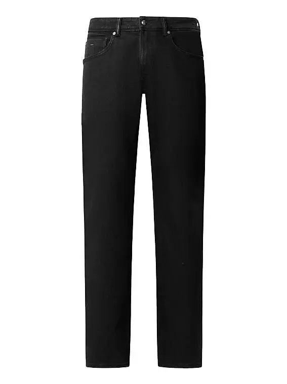 HACKETT  Newburg Regular-fit Stretch-denim Jeans - Black