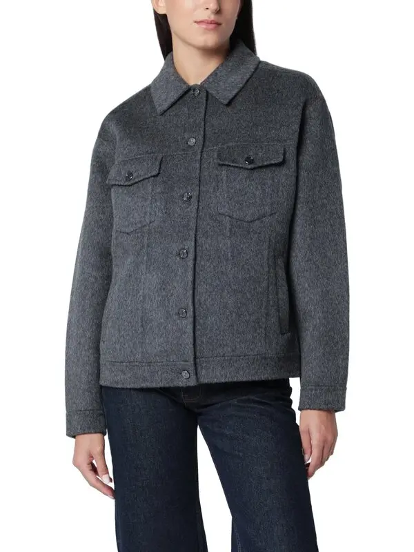 ANINE BING Rory Wool Jacket - Grey