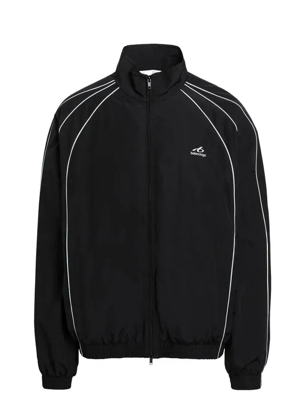Balenciaga Cotton-blend Zip-up Sweatshirt - Black