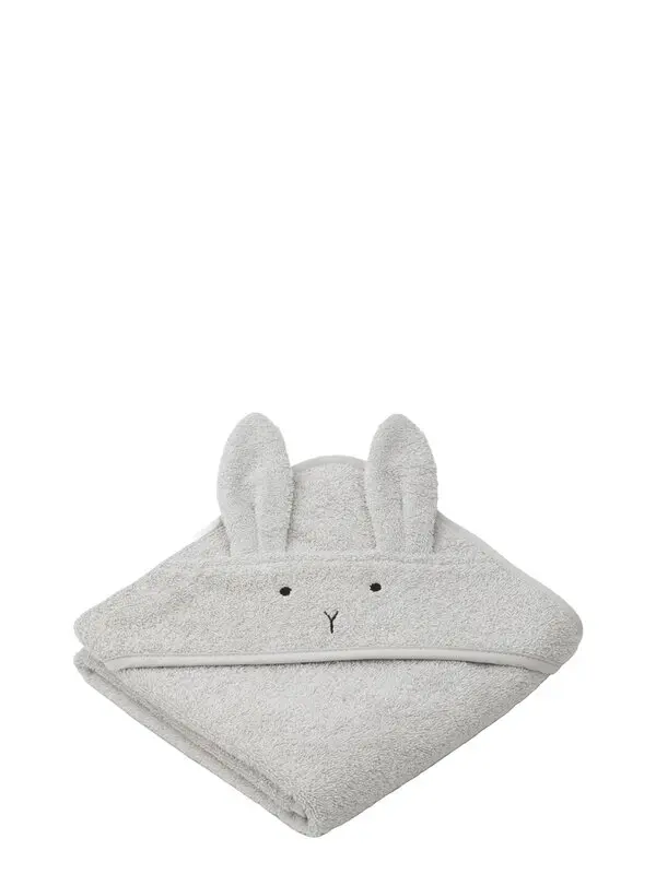 LIEWOOD Albert Towel With Bunny Hood - Grey