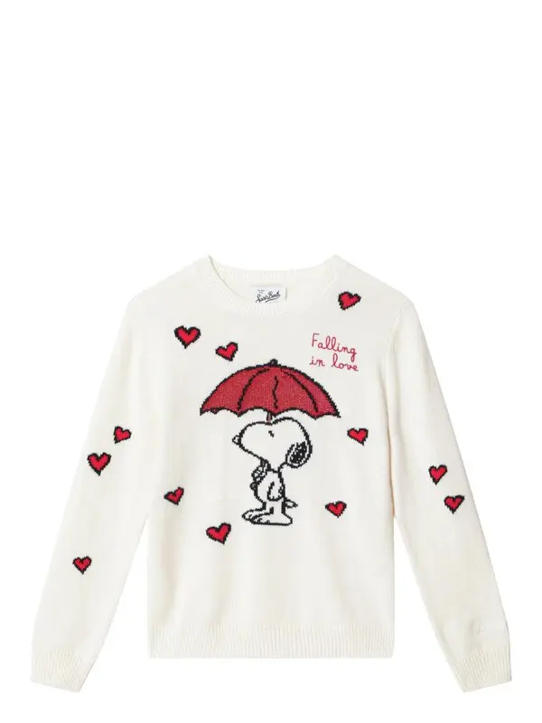 MC2 SAINT BARTH Snoopy Intarsia Wool-blend Sweater - Multicolor