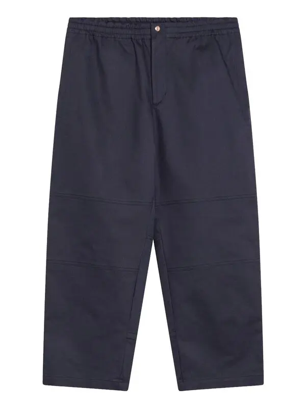Moncler Cotton Gabardine Trousers - Blue