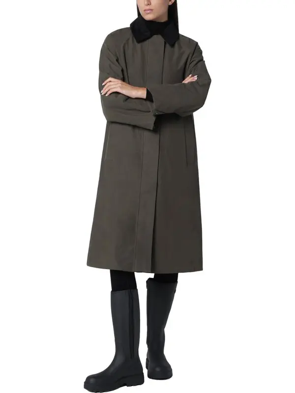 Tretorn Beluga Dawn Cotton-blend Coat - Grey