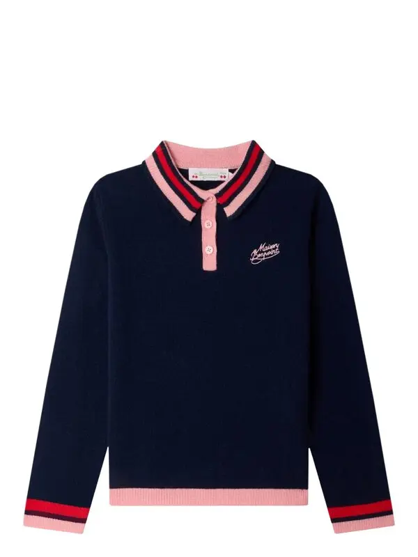 Bonpoint Malia Wool Sweater - Blue