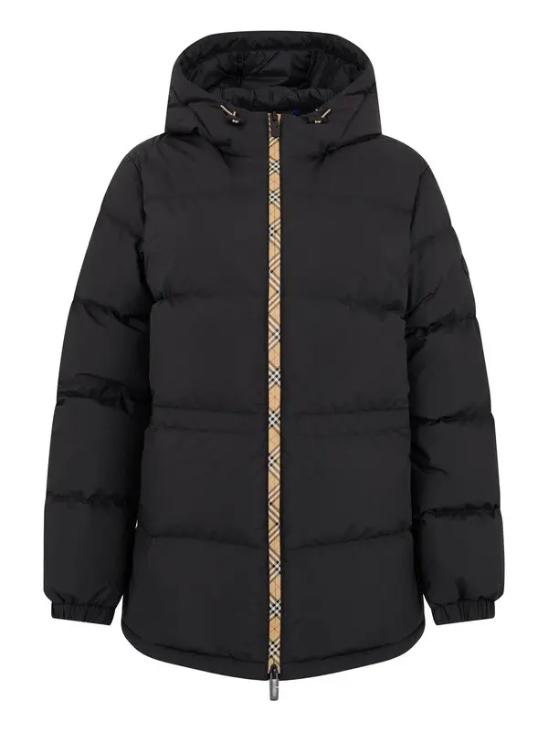 Burberry Padded Hooded Jacket For - Black