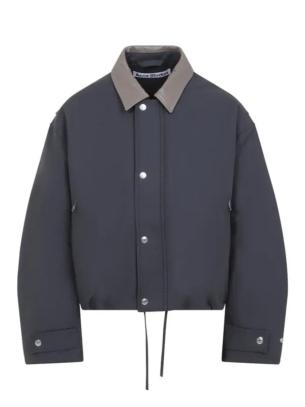 Acne Studios Organic Cotton Bomber Jacket - Grey