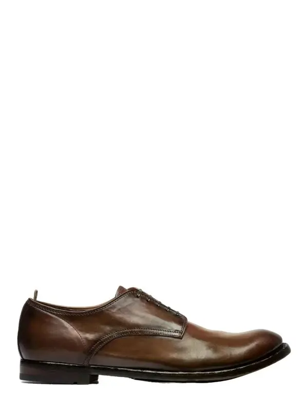 Officine Creative Anatomia Leather Derby Shoes - Brown