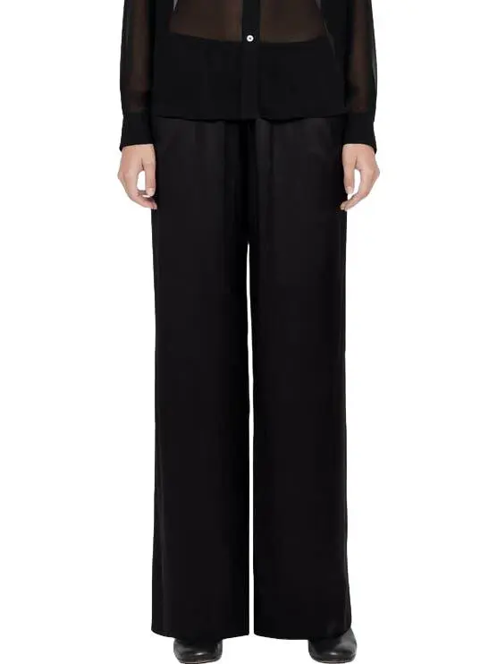 ALLSAINTS Lycia Wide Leg Pants - Black
