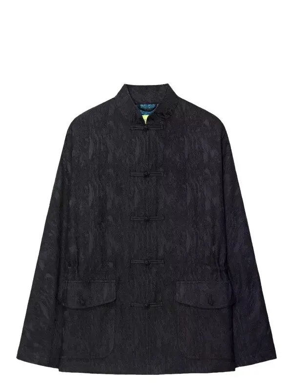 Shanghai Tang Tang Jacquard-patterned Jacket - Black