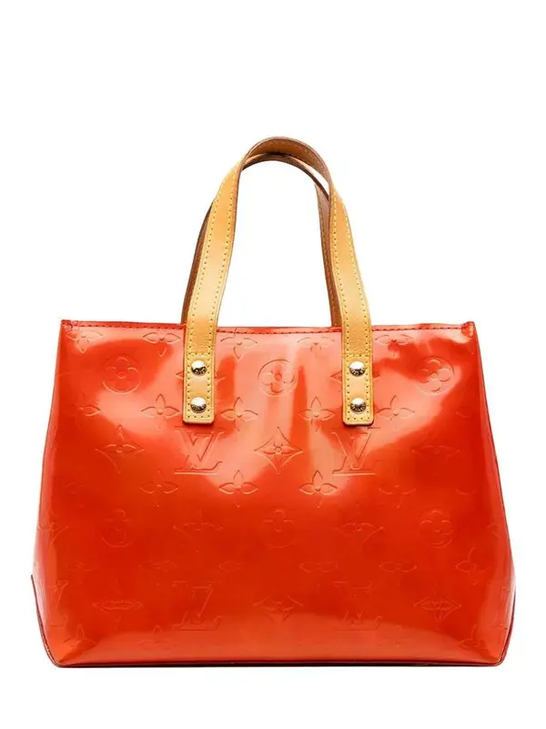LOUIS VUITTON 2003 Monogram Vernis Reade Pm Handbag - Red