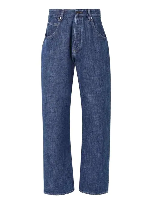 Jacquemus Tempo De-nîmes Denim Trousers - Blue