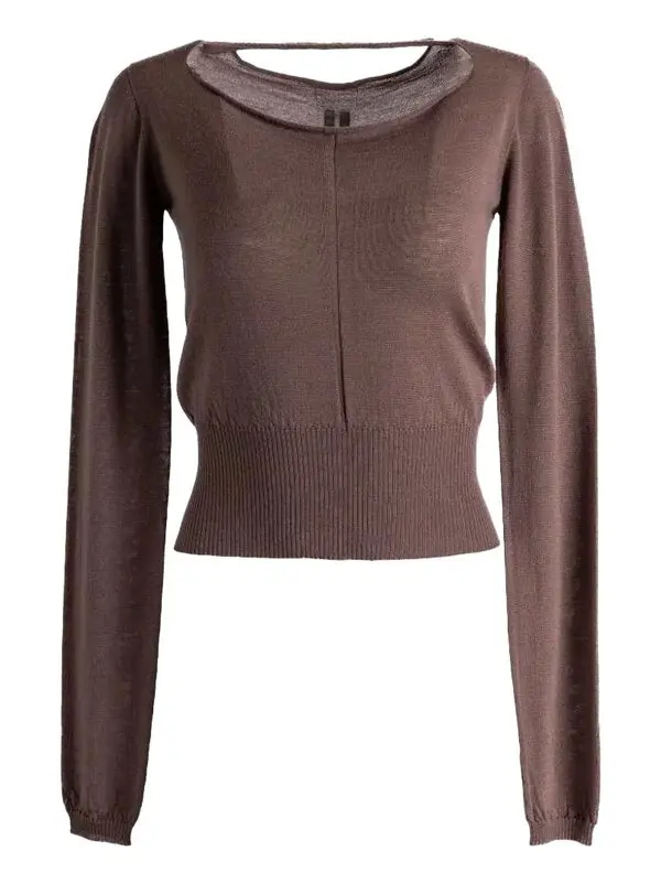 Rick Owens Cut-out Detail Sweater - Multicolor
