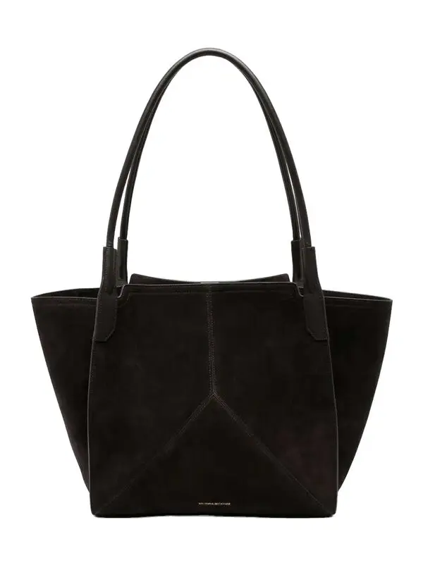Victoria Beckham Suede Tote Bag - Brown