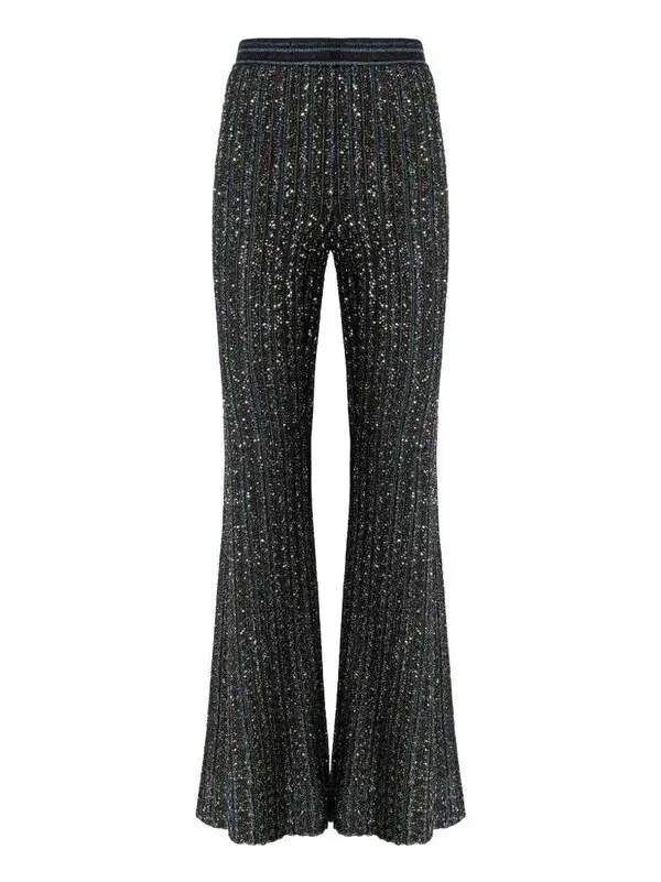 Missoni Sequin-striped Trousers - Multicolor