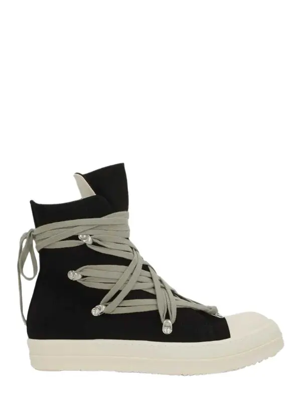 Rick Owens Megalace Sneakers - Black
