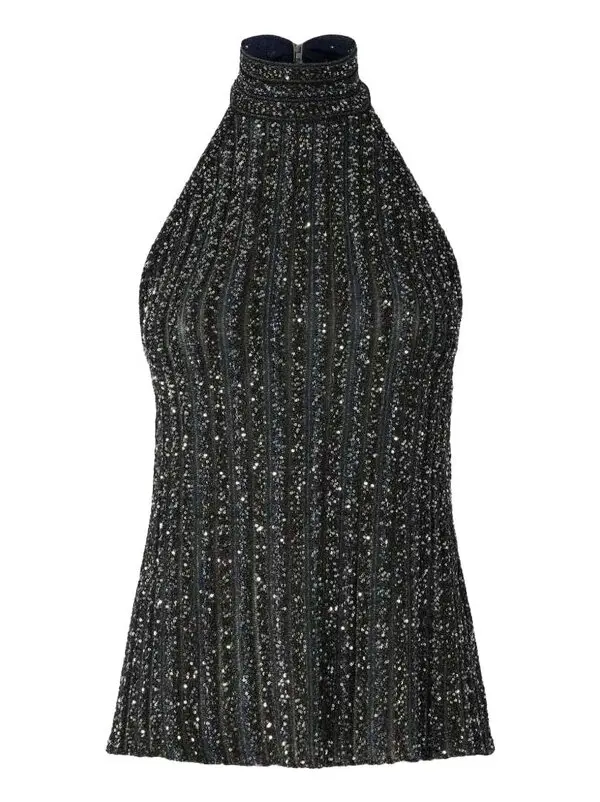 Missoni Sequin Halter Top - Multicolor