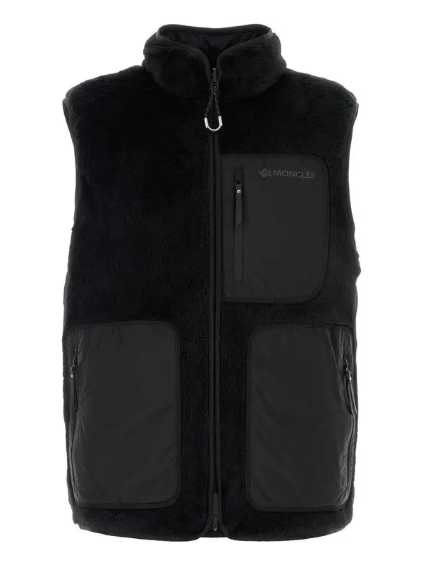 Moncler Eco Fur Reversible Down Jacket - Black