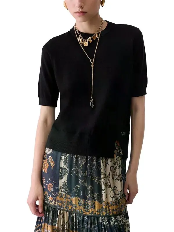 Liu Jo Top In Knit - Black