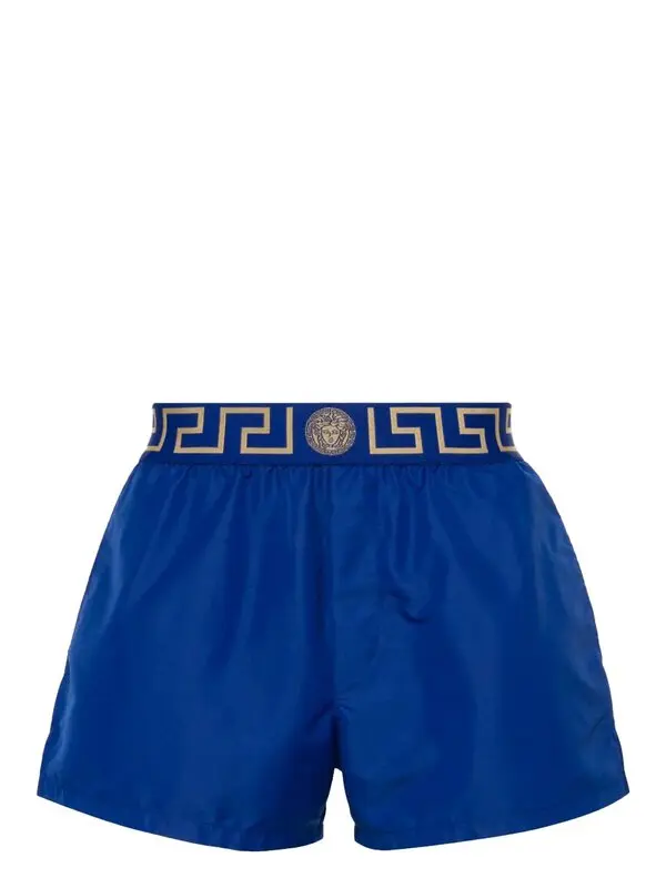Versace Greca Border Swimsuit - Blue