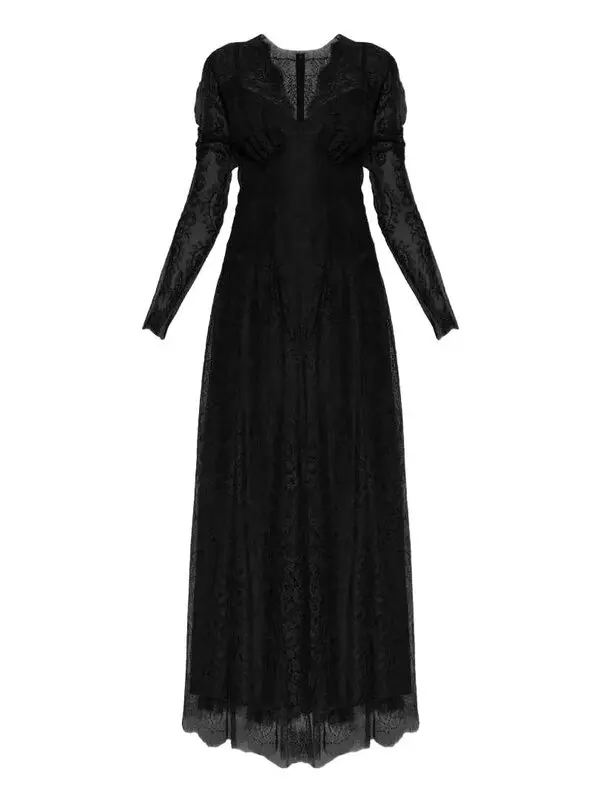 Dolce & Gabbana Chantilly Lace Dress - Black