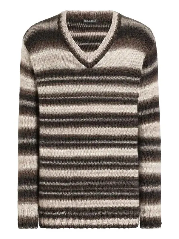 Dolce & Gabbana Wool-blend Sweater - Brown