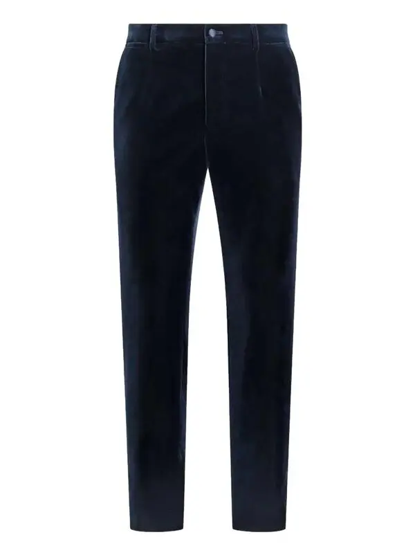 Dolce & Gabbana Velvet Trousers - Blue