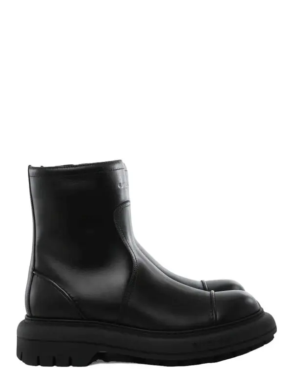 Givenchy Leather Cargo Biker Boots - Black