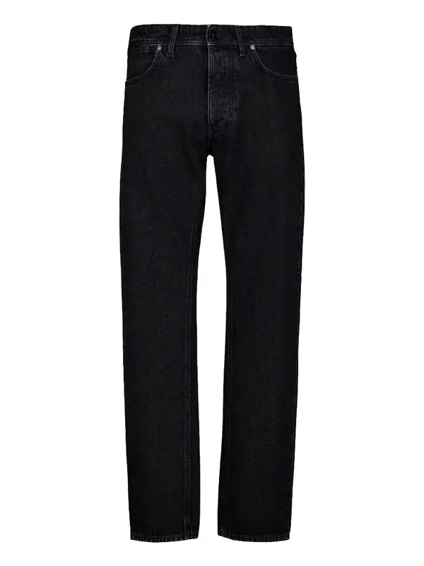 Stone Island Regular Straight-leg Jeans - Black