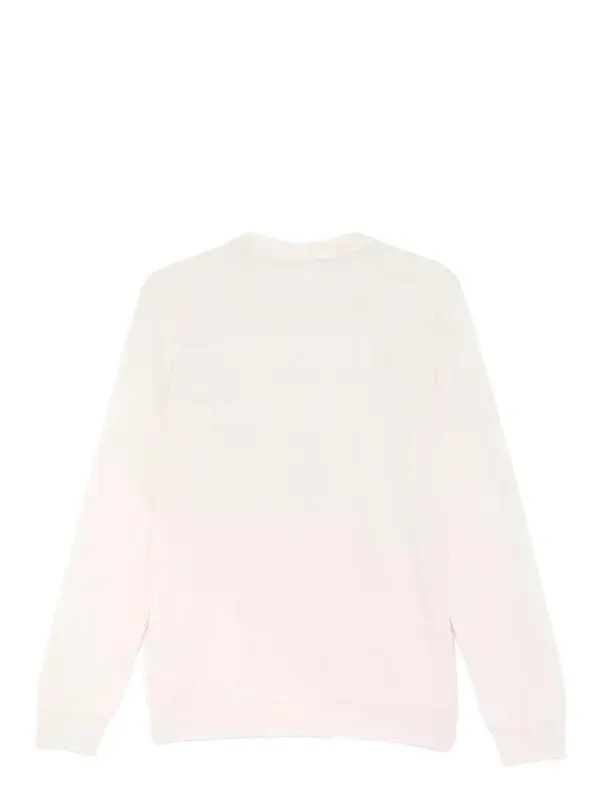 Lacoste Logo-patch Crew-neck Sweater - Neutrals
