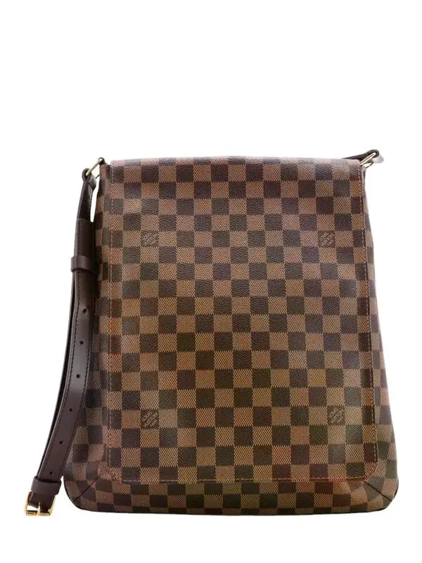 LOUIS VUITTON Musette Handbag Damier Gm Crossbody Bag - Brown