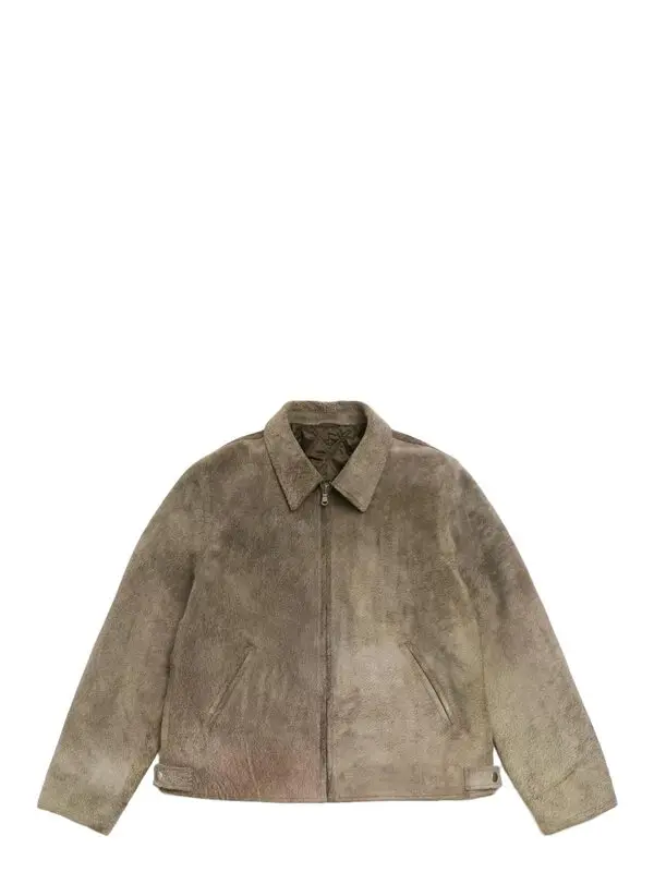 StÜssy Garage Suede Jacket - Grey
