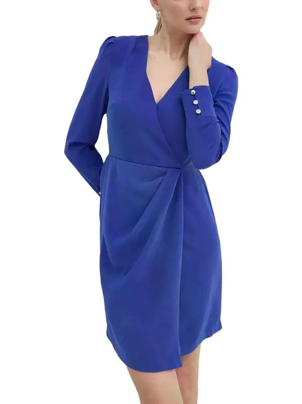 MORGAN Wrap-style Mini Dress - Blue