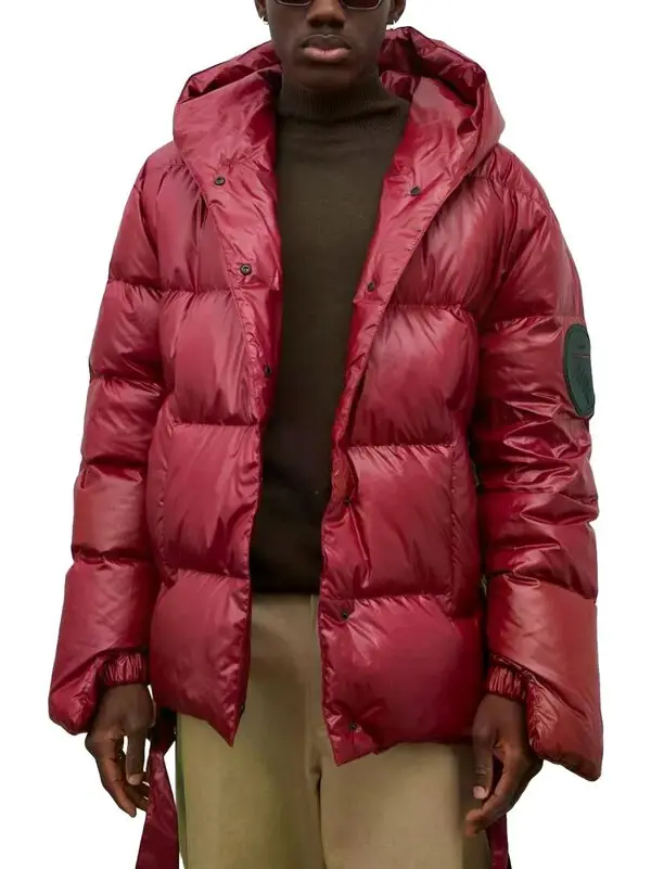 MMC STUDIO Jesso Padded Hooded Jacket - Red