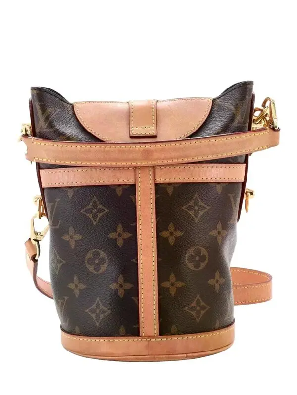 LOUIS VUITTON Duffle Handbag Monogram Canvas Bucket Bag - Brown