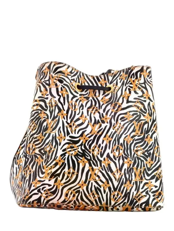 LOUIS VUITTON Neonoe Handbag Limited Edition Jungle Monogram Giant Bucket Bag - Multicolour