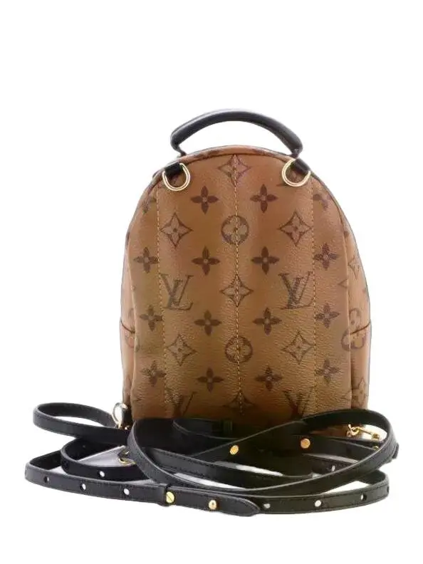 LOUIS VUITTON Palm Springs Reverse Monogram Canvas Mini Backpack - Brown