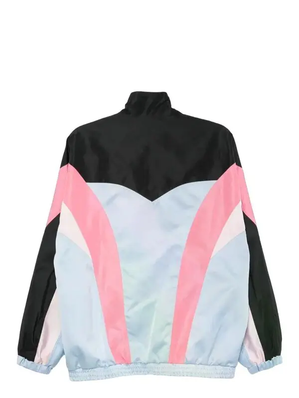 N°21 Colour-block Zip-up Jacket - Blue