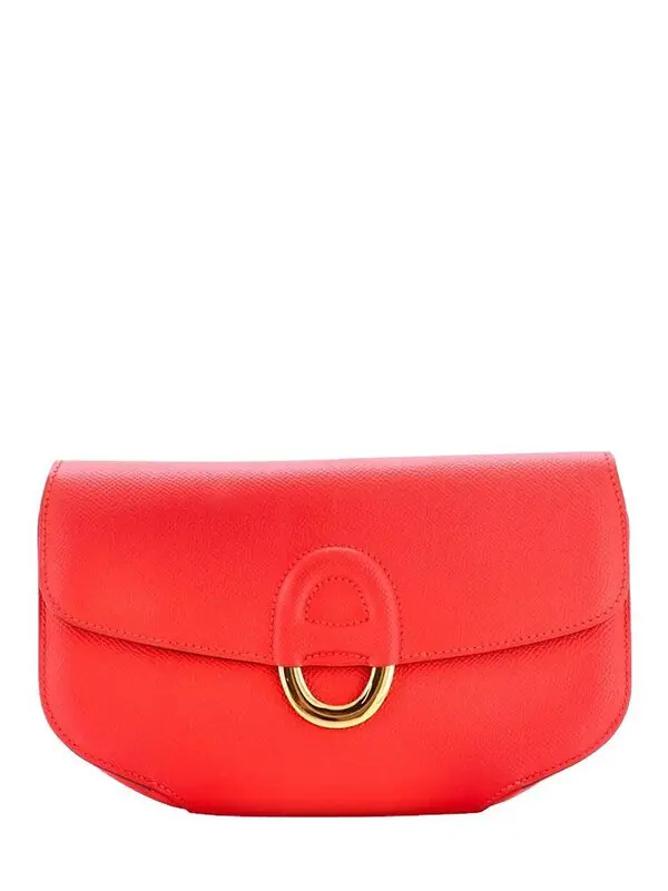 Hermès Cherche Midi Clutch Epsom - Red