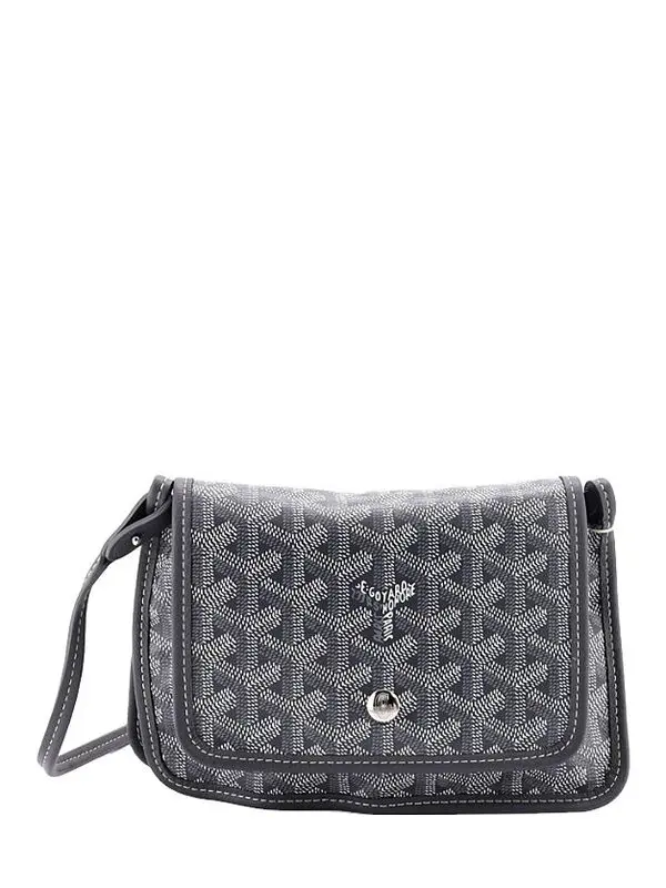 Goyard Plumet Clutch Wallet Coated Canvas - Gray