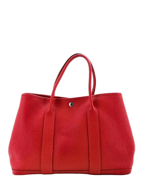 Hermès 36 Garden Party Tote Leather - Red