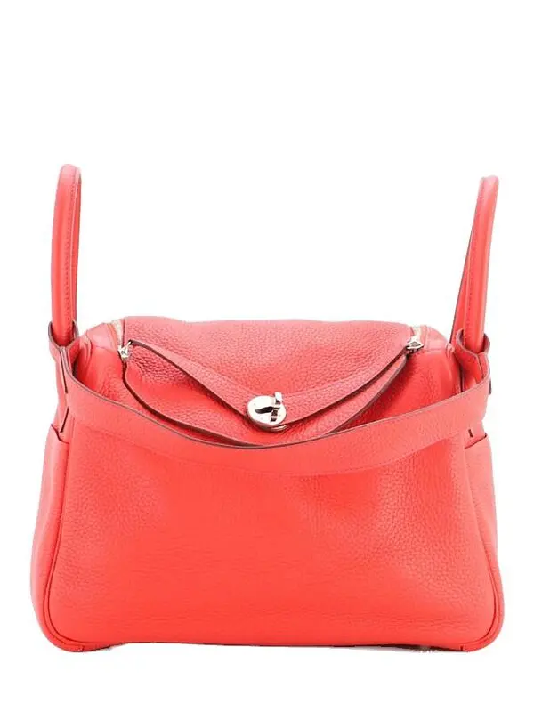 Hermès 30 Lindy Bag Clemence - Red