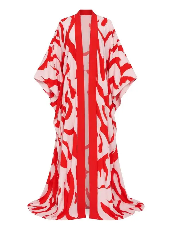 LILI CREATION The Pop Up Summer Kimono - Red