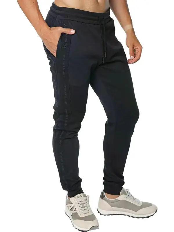 Armani Exchange Logo-tape Track Pants - Blue
