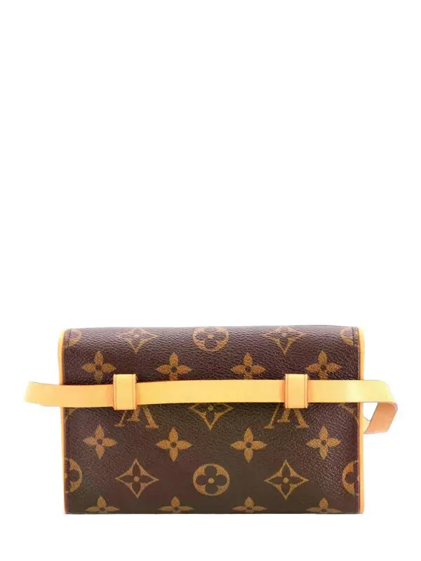 LOUIS VUITTON Florentine Waist Bag Monogram Canvas Belt Bag - Brown