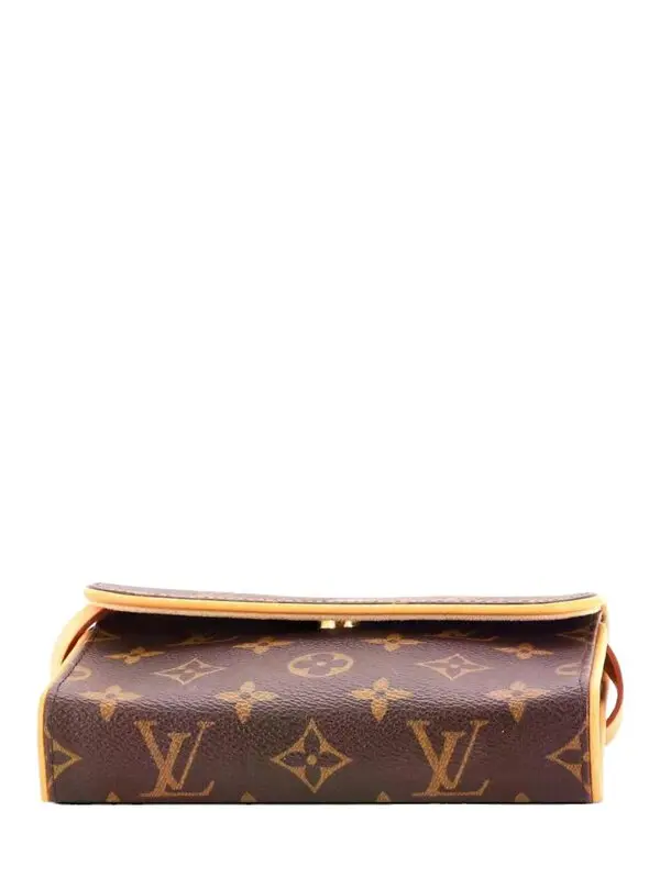 LOUIS VUITTON Florentine Waist Bag Monogram Canvas Belt Bag - Brown