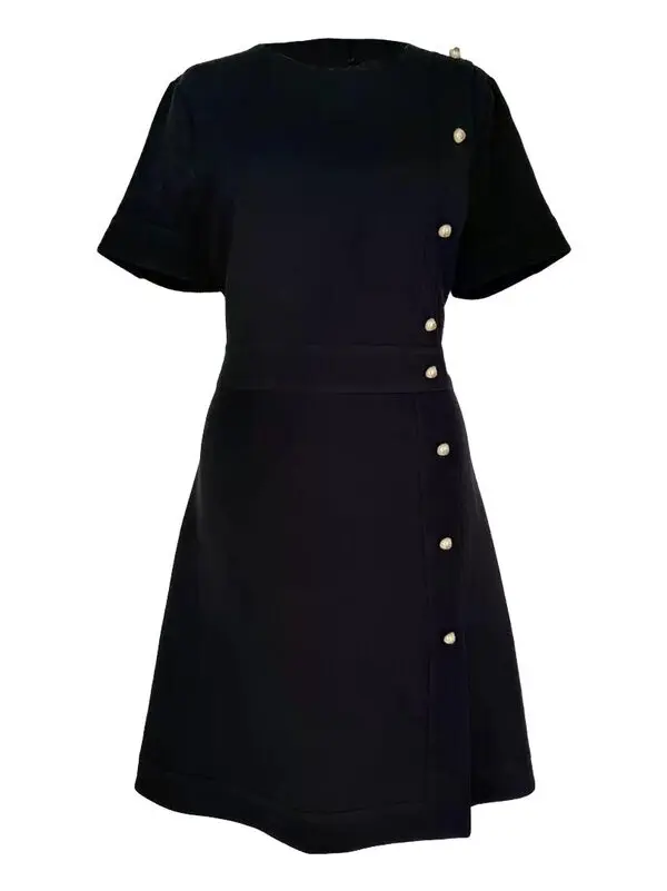 Gucci Faux-pearl-embellished Mini Dress - Black